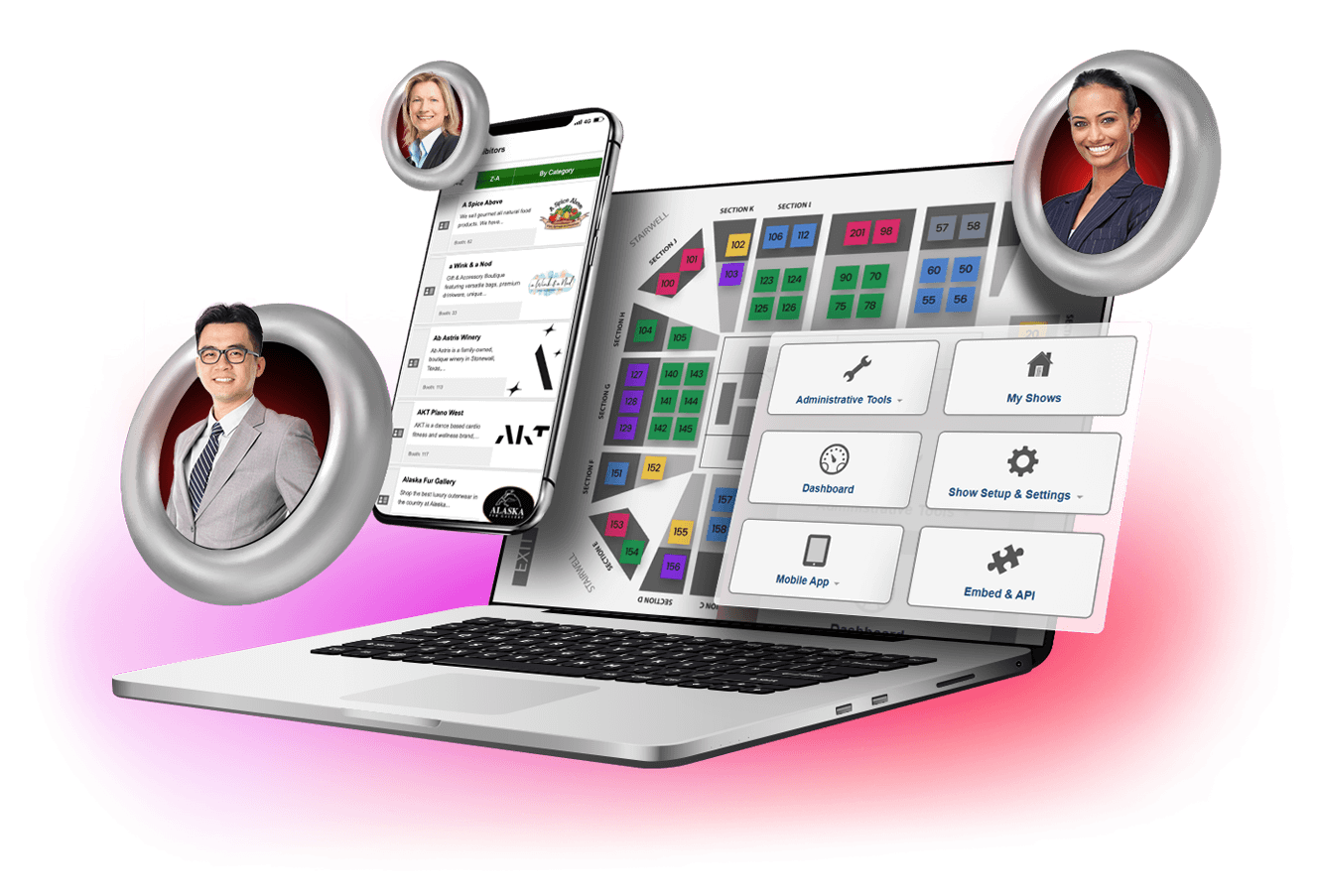 Map D: Event Management Tool With Interactive Floorplan & Booth Sales